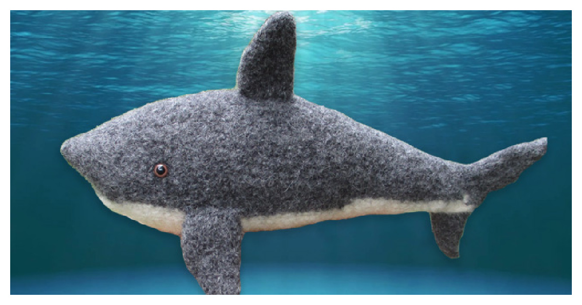 Shark Soft Toy Free Knitting Pattern