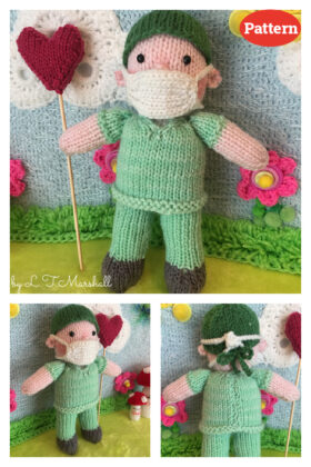 5 Medical Staff Doll Knitting Patterns