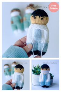 5 Medical Staff Doll Knitting Patterns